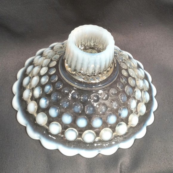Fenton | Accents | One Beautiful Fenton Moonstone Candlestick Holder ...